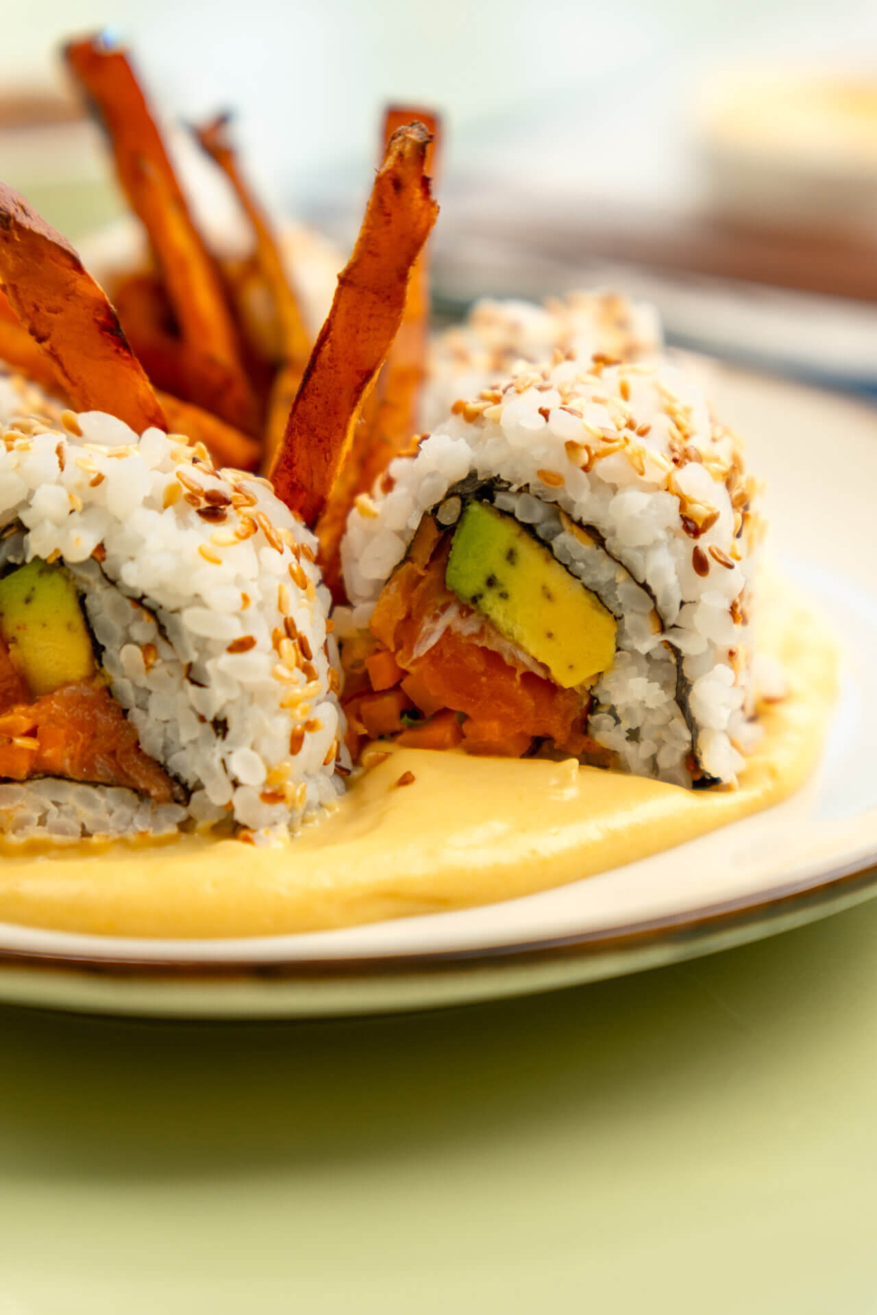 The Sweetpotato Child O'Mine Sushi Rolls - North Carolina Sweetpotatoes