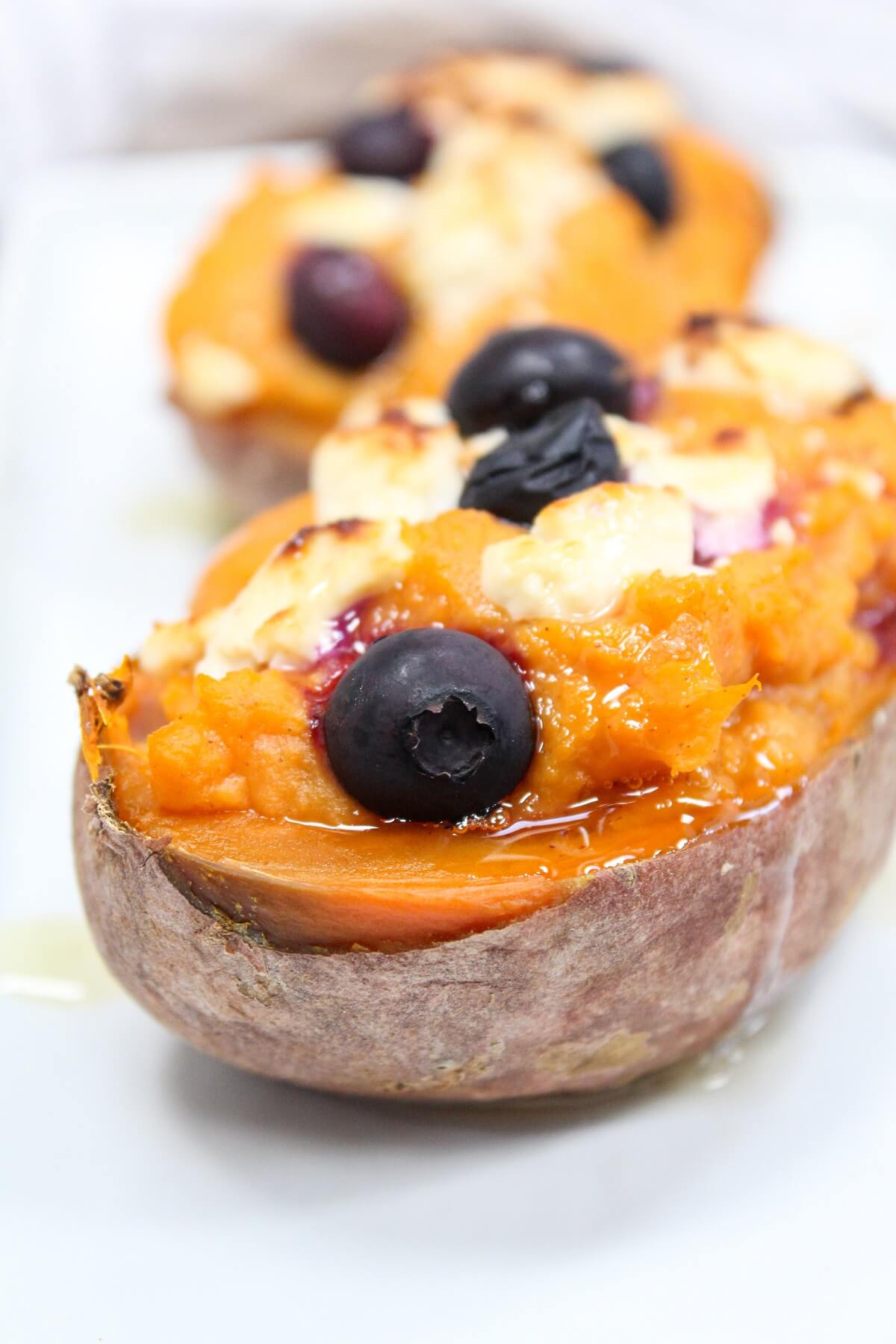 Roasted Blueberry and Goat Cheese Sweetpotatoes - North Carolina ...